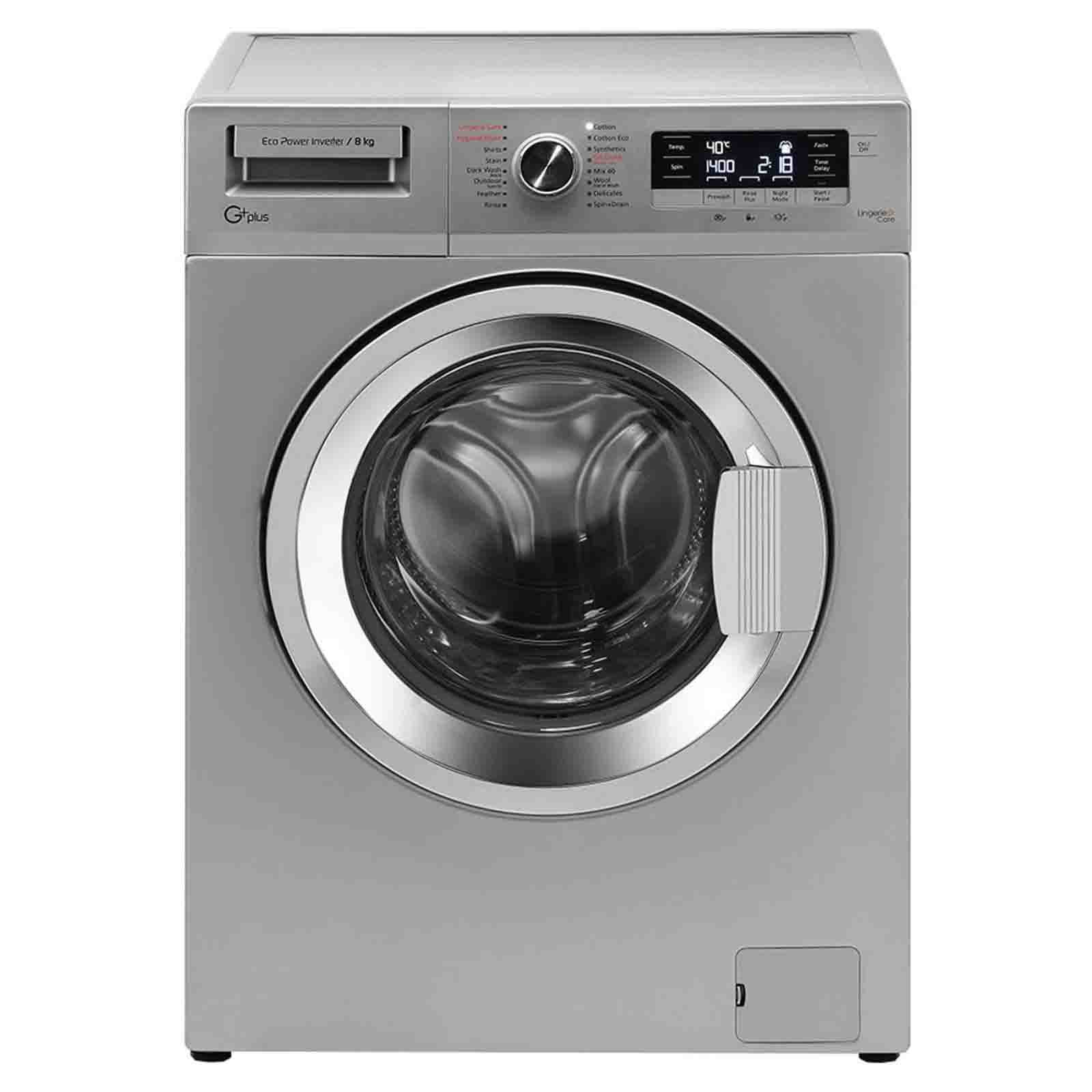 فروشگاه اینترنتی تاساژ | محصولات | ماشین لباسشویی جی پلاس مدل GWM-84B35 ظرفیت 8 کیلوگرم